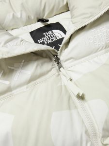 KAWS x TNF Retro 1996 Nuptse Quilted Shell Down Jacket - Gray - Kaws-Shop